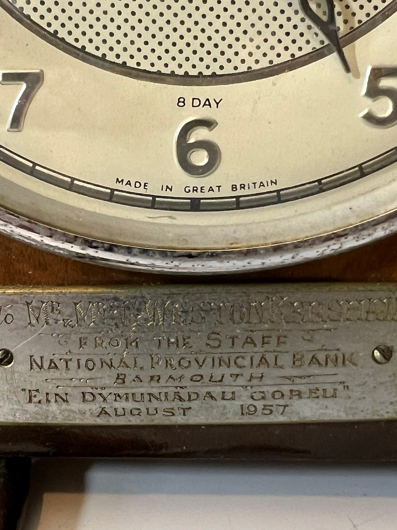 Vintage BENTIMA Mantel Clock 1950-1960 - Etsy