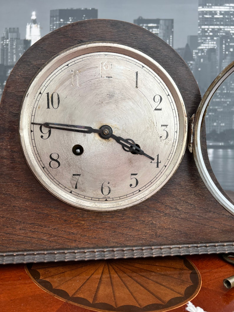 Vintage Mantel Clock 1920-1930 | Etsy