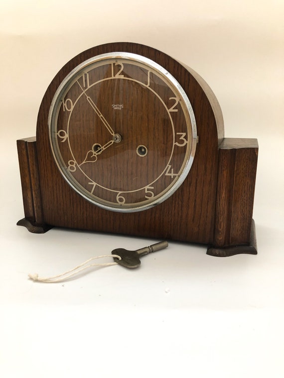 Vintage mantel clock 1930-1940 | Etsy