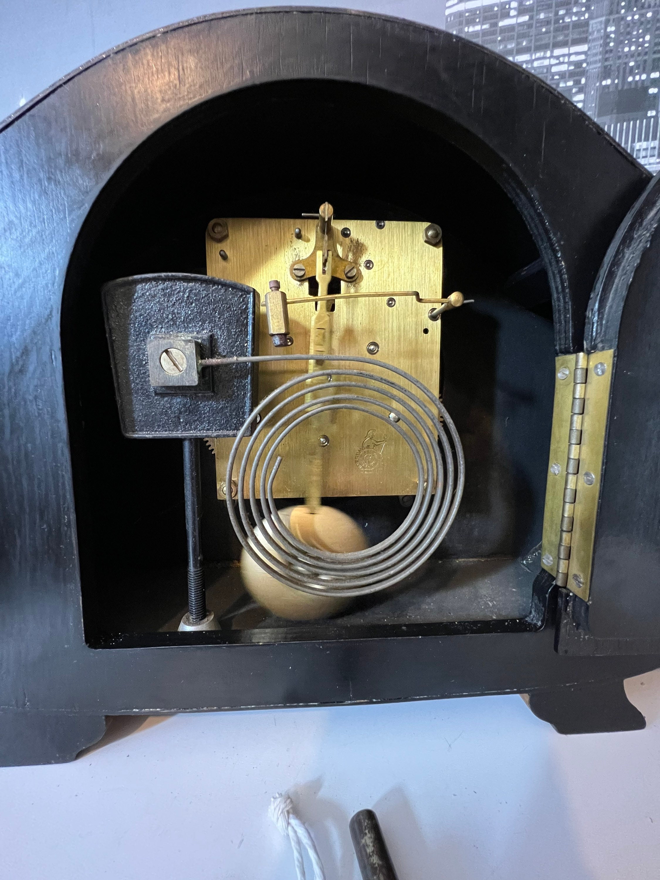 Vintage BENTIMA Mantel Clock 1950-1960 - Etsy