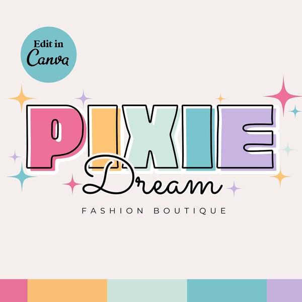 Pixie Logo - Etsy