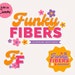 Canva Funky Flower Logo DIY Template | Fun Pretty Editable Retro Logo ...