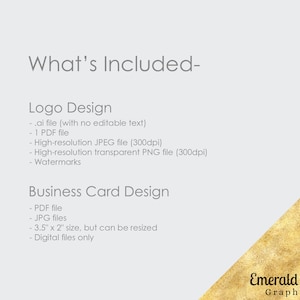 Pink Navy & Gold Logo and Business Card Design Business - Etsy