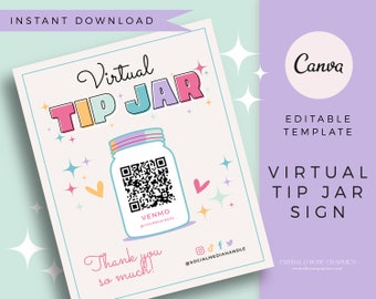 Editable QR Code Instant PSD Digital Download Flyer - Etsy