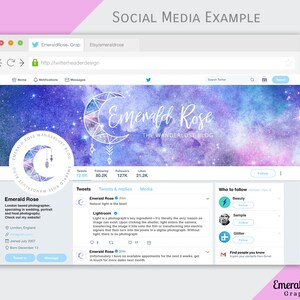 Pre-made Logo Pink Space Moon Website Logo Wanderlust Blog - Etsy