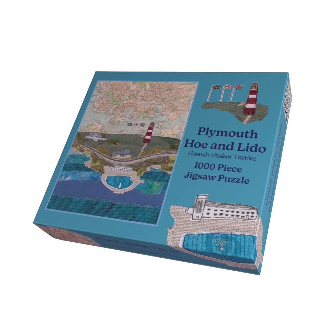 Plymouth Hoe and Lido 1000 Piece Jigsaw Puzzles by Hannah Wisdom ...