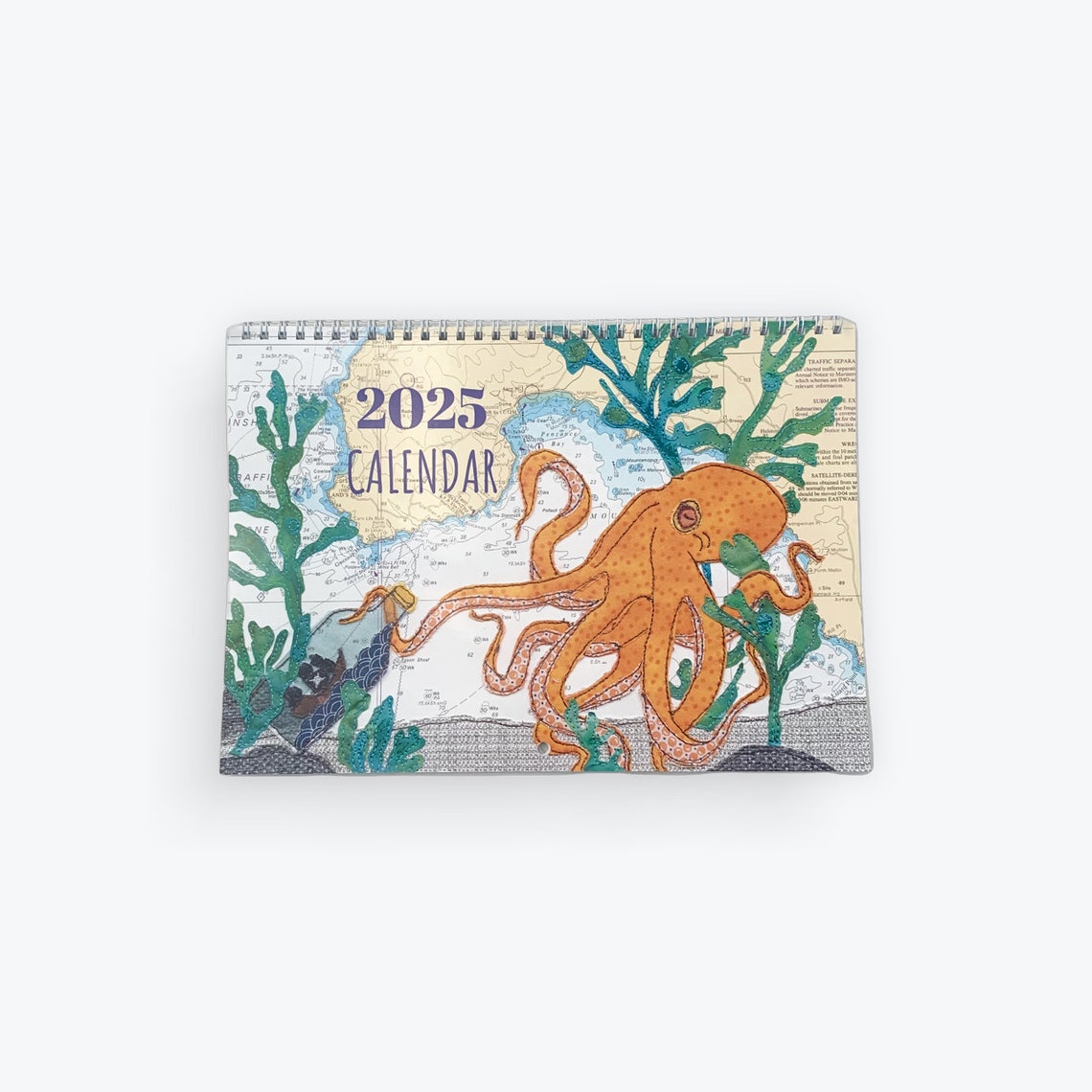Coastal Calendar 2025 Hannah Wisdom Textiles Textile Art on Old Sea ...