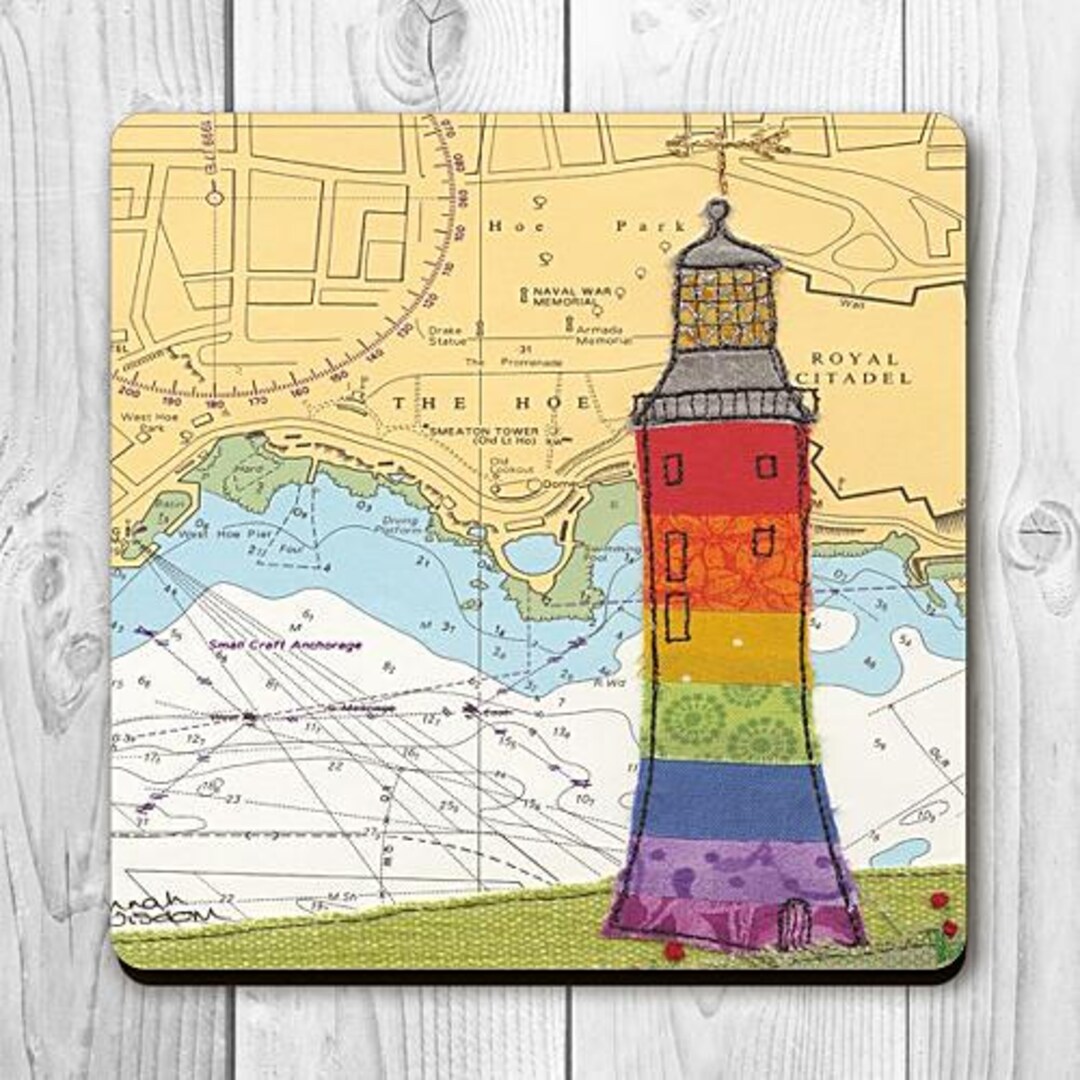 Pride of Plymouth Devon Smeatons Tower Coaster by Hannah Wisdom ...
