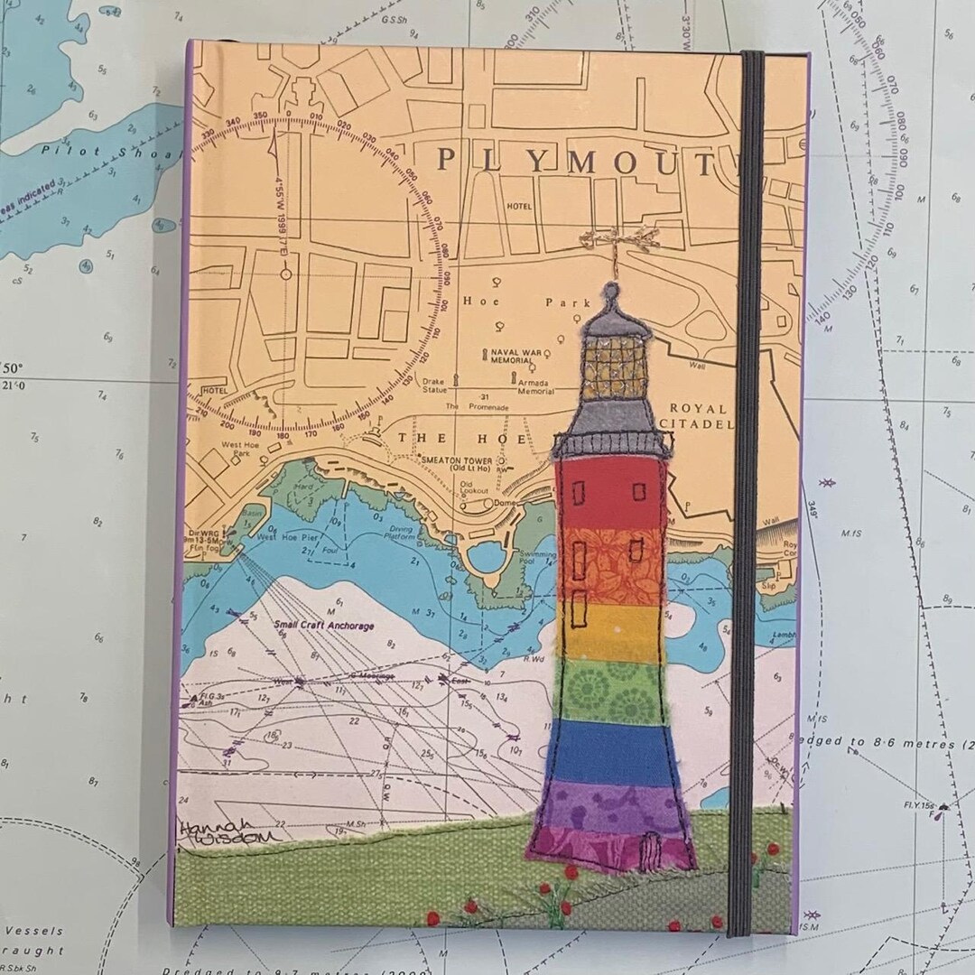 Pride of Plymouth Devon Smeatons Tower A5 Hardback Notebook Journal by ...