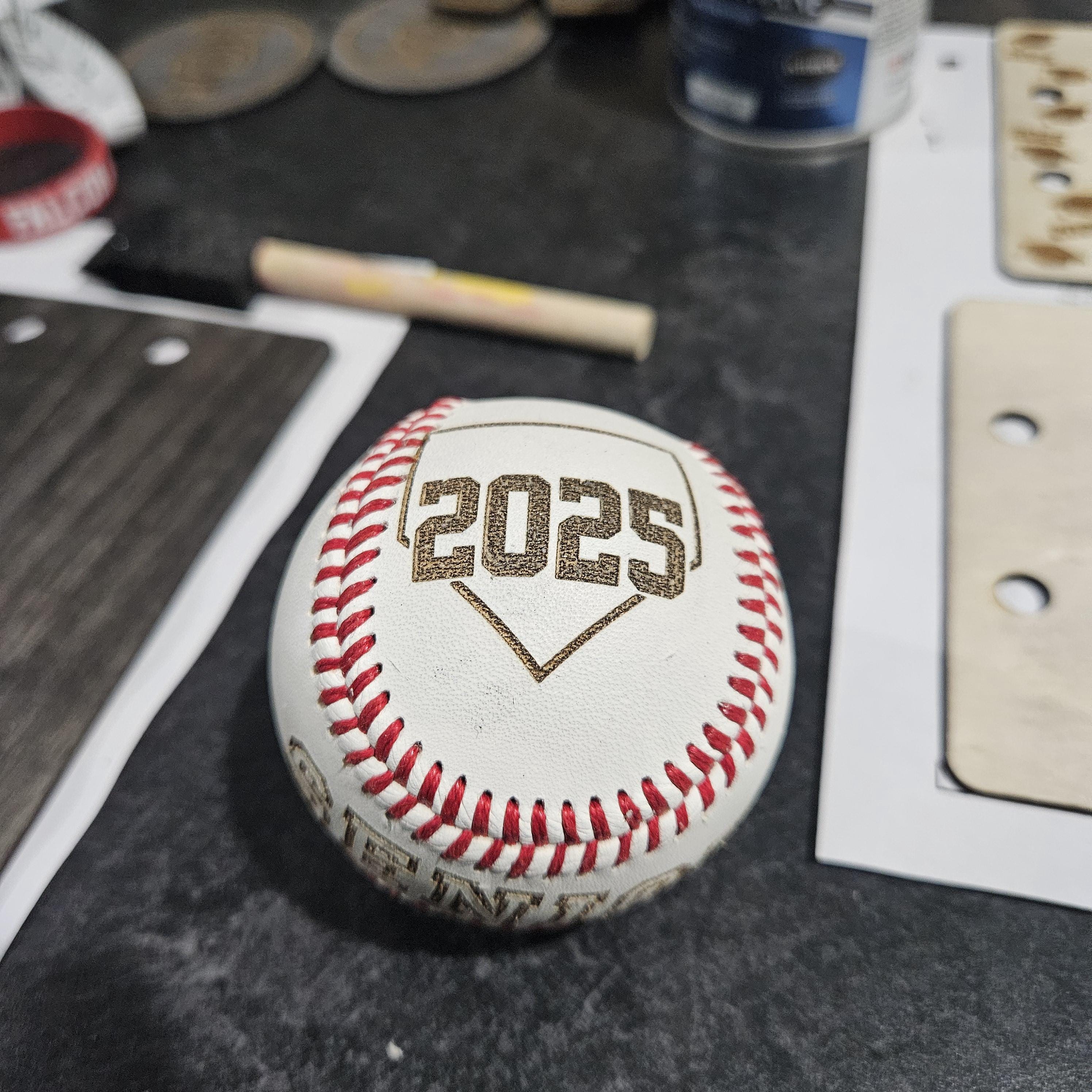 Laser Engraved Baseball, Senior Baseball, Senior Gift, Baseball Player ...
