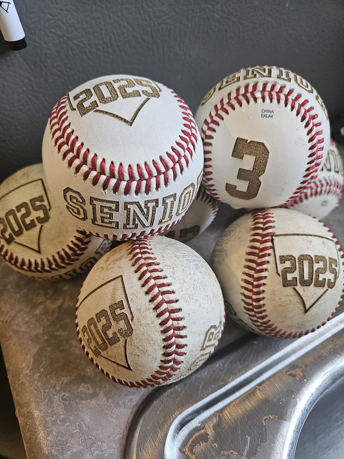 Laser Engraved Baseball, Senior Baseball, Senior Gift, Baseball Player ...