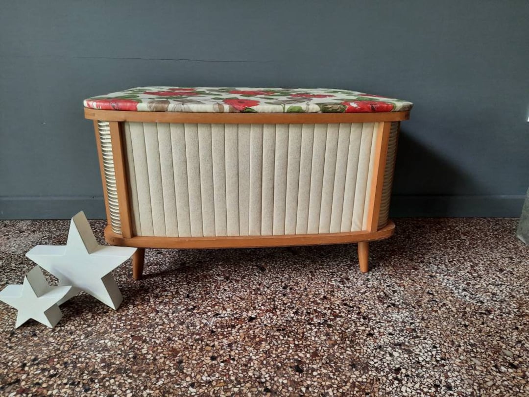 Very Very Rare Old Laundry Chest 40s (?) 1950s 50s Laundry Basket ...