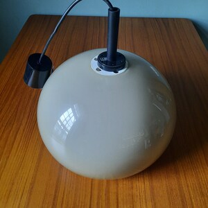 Vintage Ceiling Light 1970s Acrylic Glass Brown-grey Brown Pendant ...
