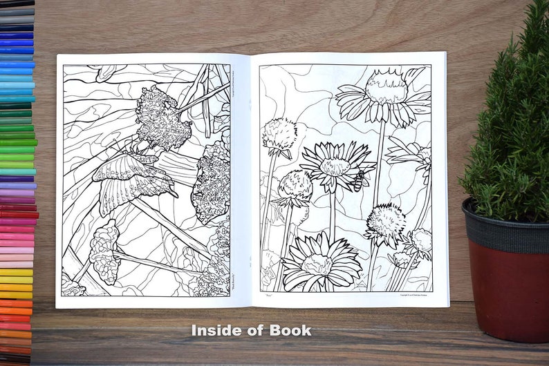 Coloring the Artwork of Darla Jane Hoskins, Djhoskinsart, 31 Flower ...
