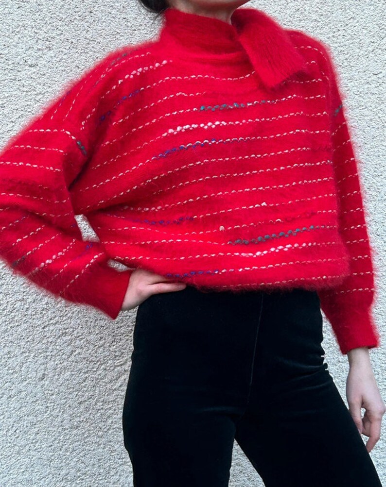 Vintage Angora Sweater - Etsy