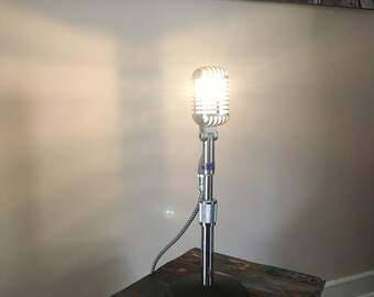 Microphone lamp | Etsy