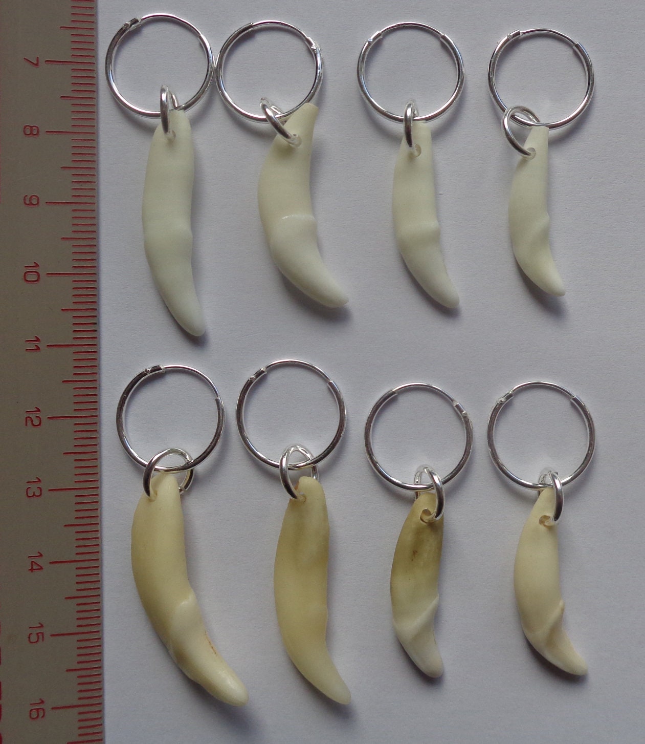 Keith Richards wolf Tooth Earring Keef Rolling - Etsy