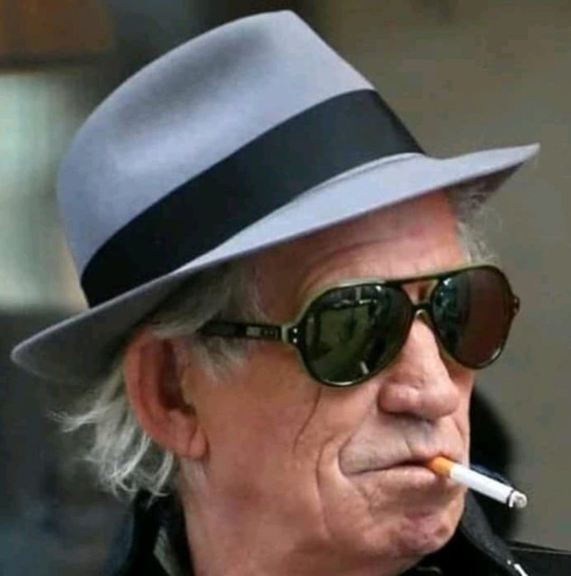 Keith Richards Style Fedora Hat. Keef Rolling Stones Fashion | Etsy