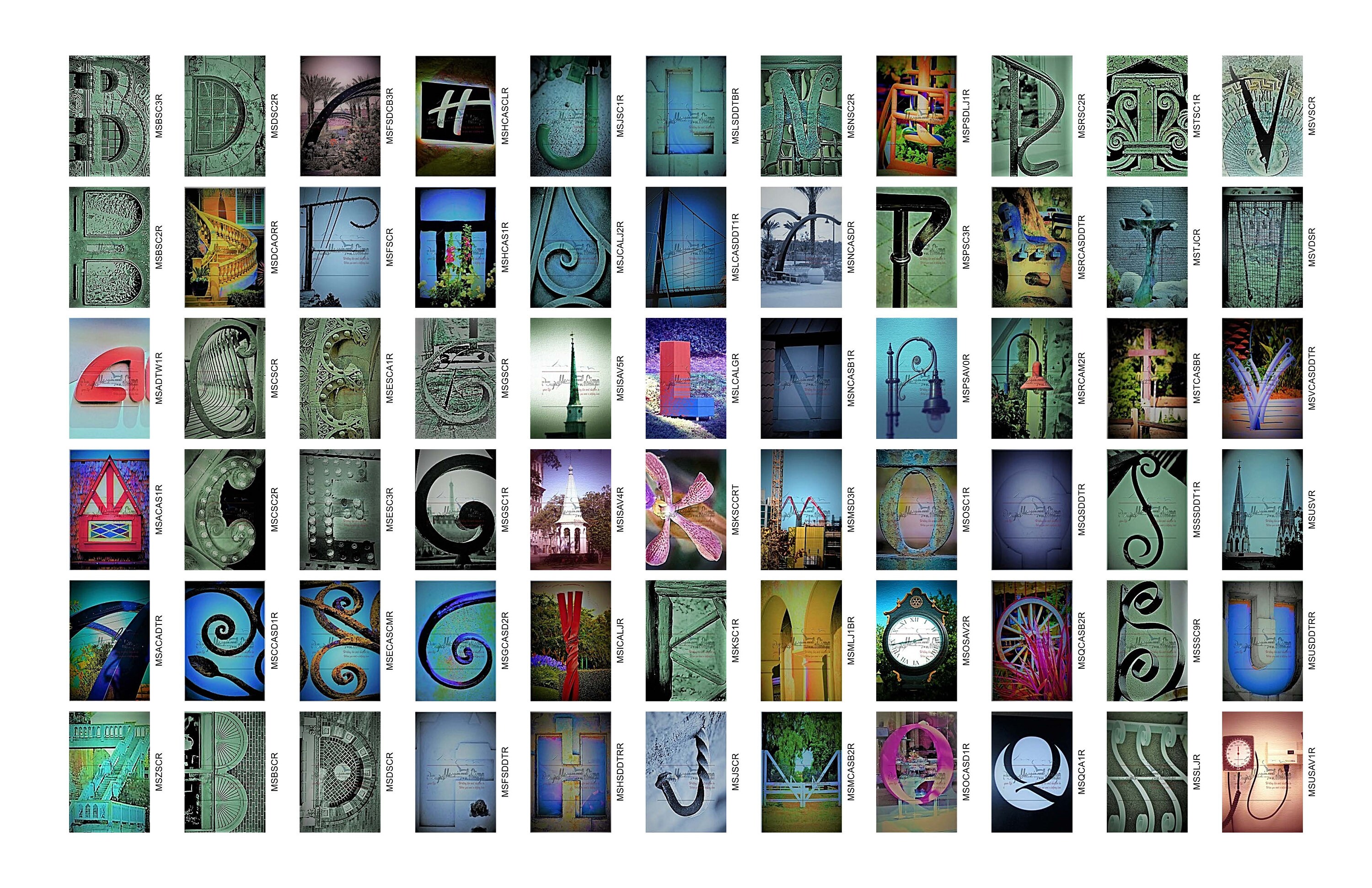 Framed Letter Art: Personalized Alphabet Photo Gift - Etsy