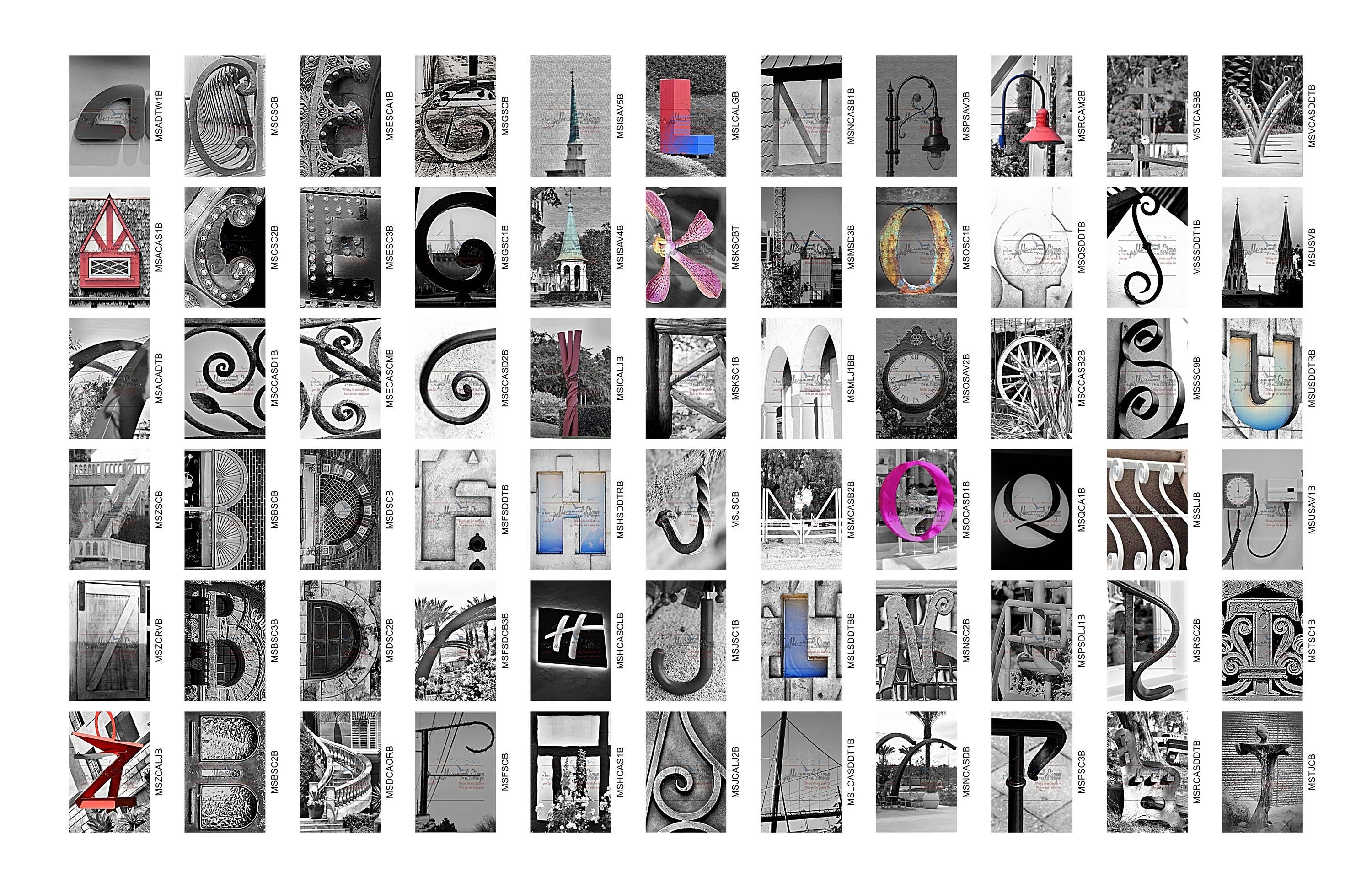 Framed Letter Art: Personalized Alphabet Photo Gift - Etsy