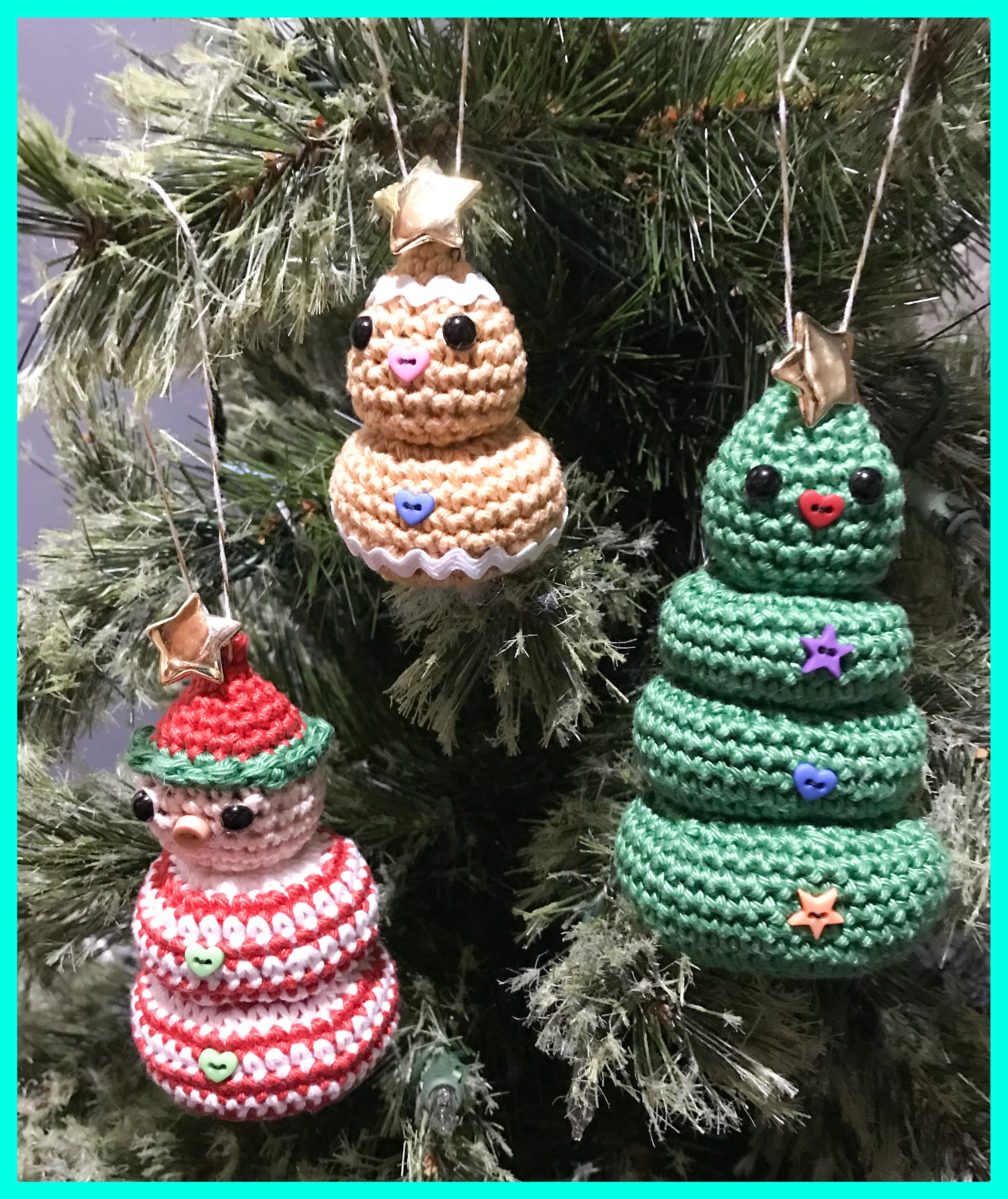 PDF Amigurumi Christmas Tree Stacker Ornament Pattern - Etsy Canada