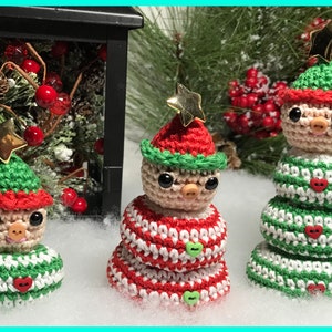 PDF Amigurumi Christmas Tree Stacker Ornament Pattern - Etsy Canada