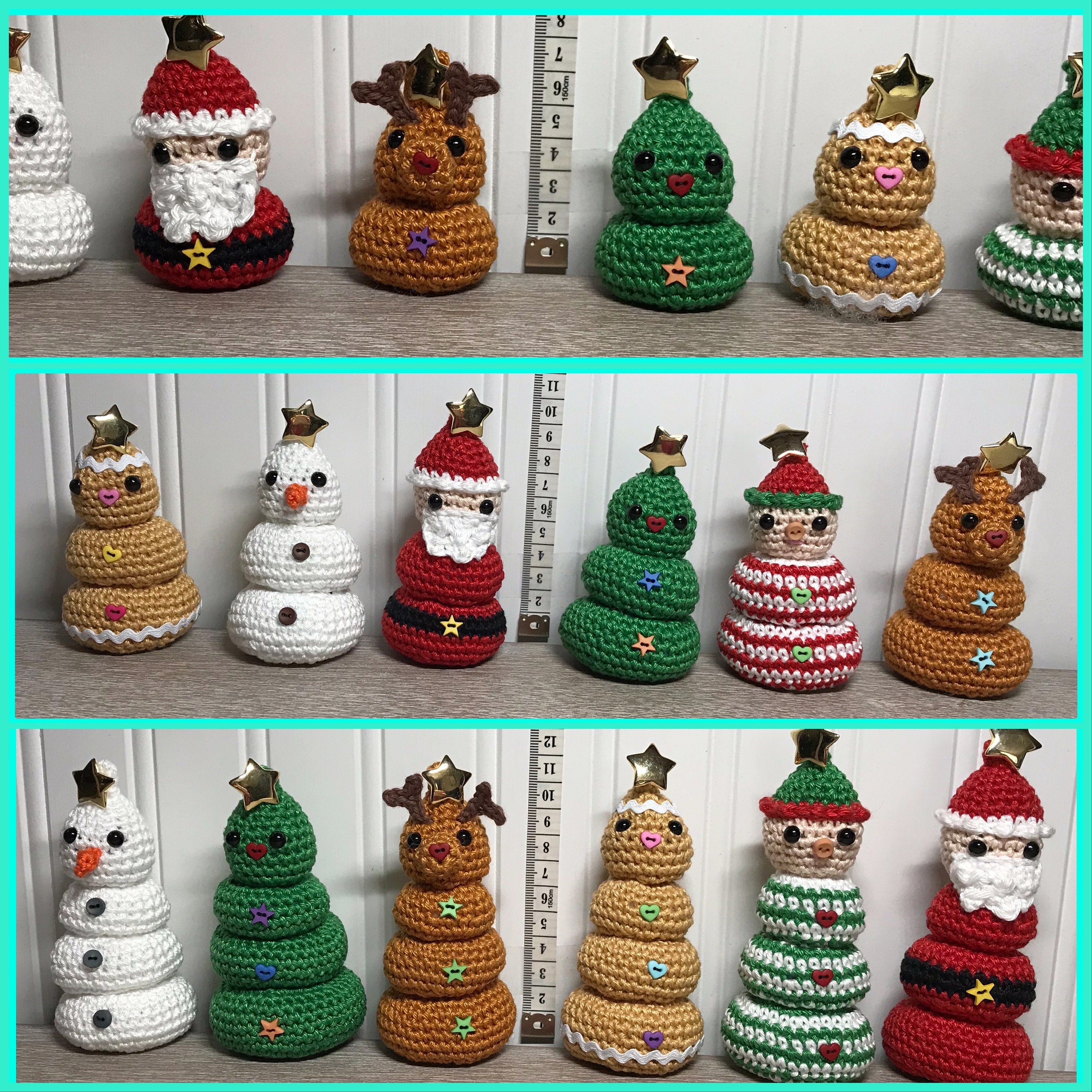 PDF Amigurumi Christmas Tree Stacker Ornament Pattern - Etsy Canada