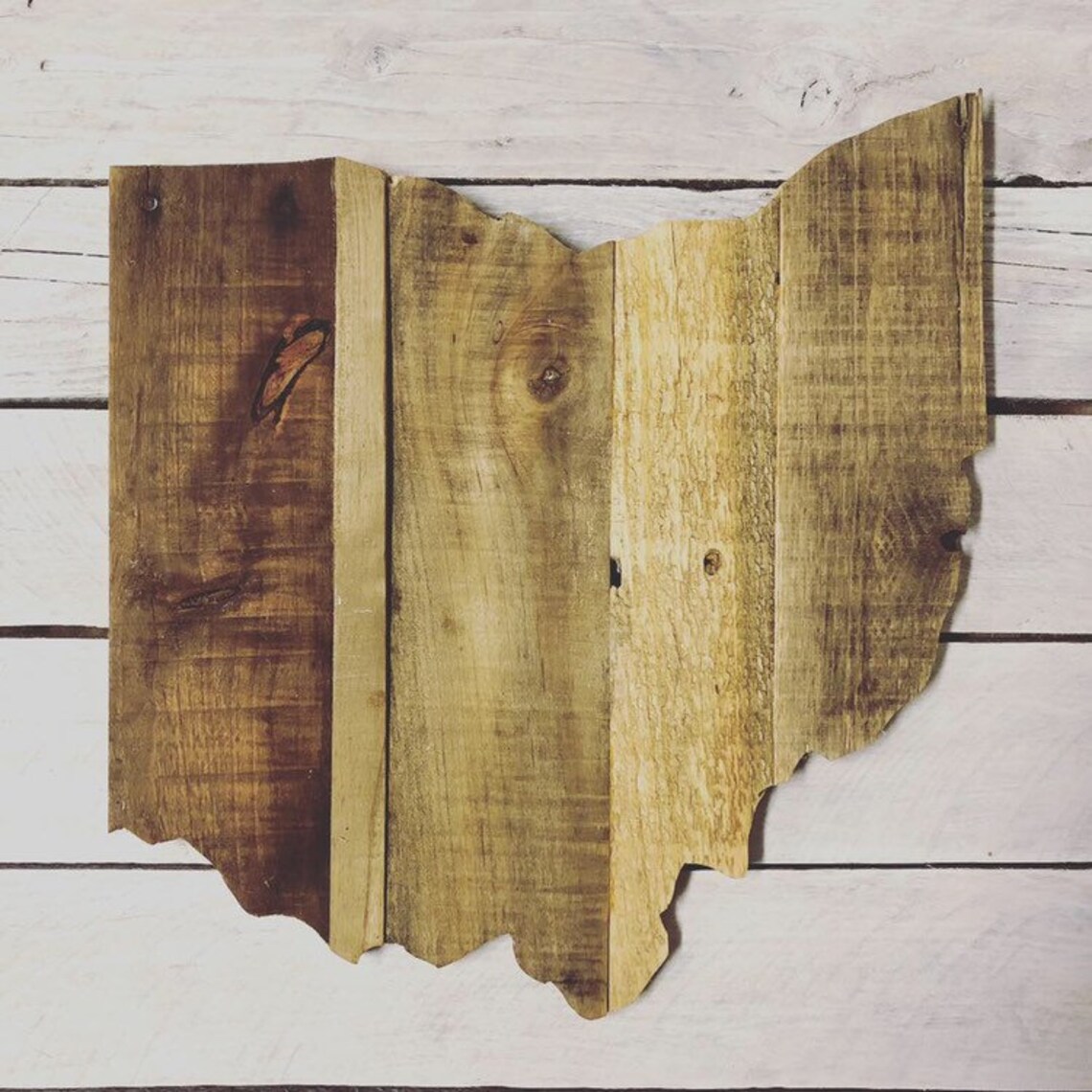 Ohio Wooden Wall Art - Rustic Decor - Ohio State Wood Art - Etsy