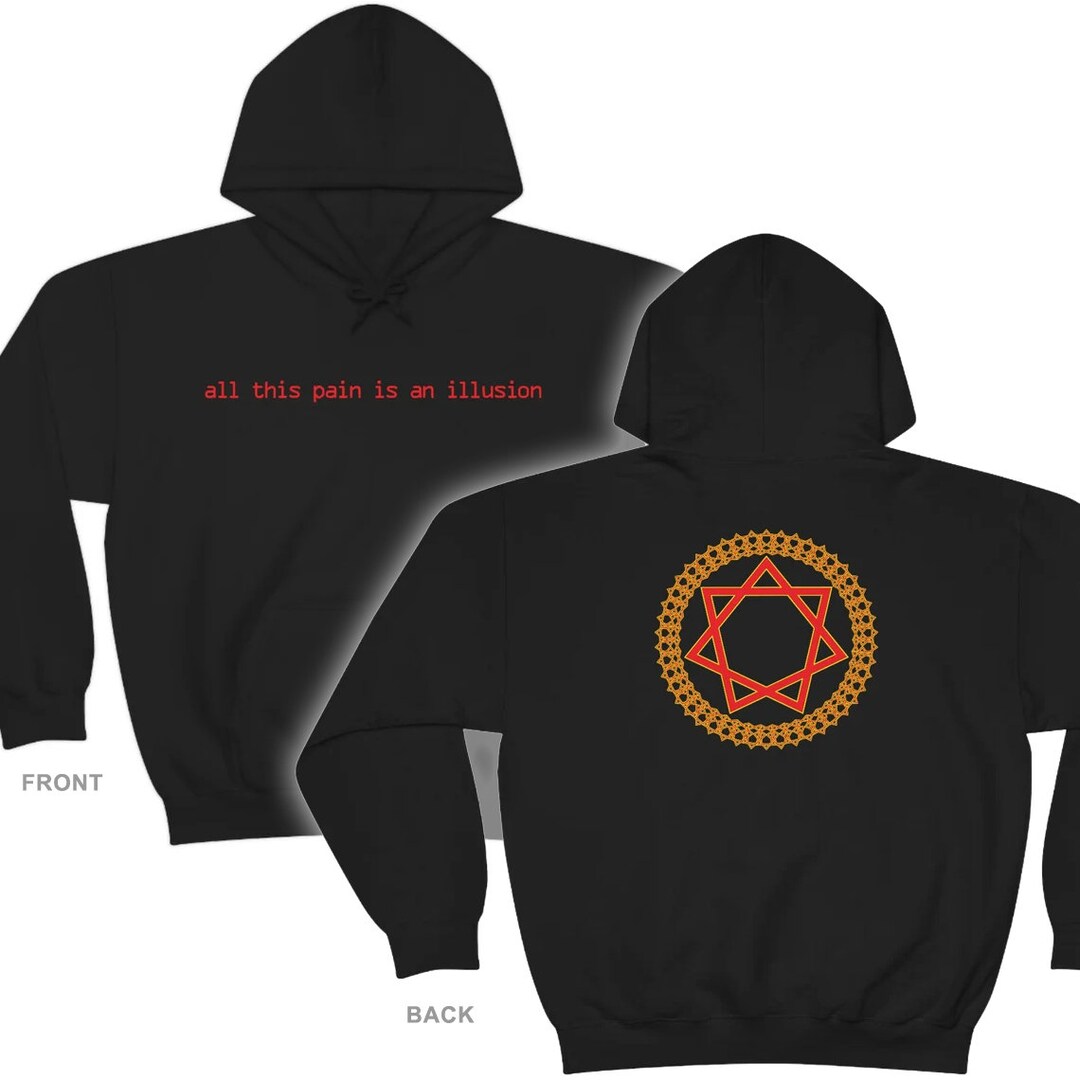 All This Pain is an Illusion TOOL Heptagram Band Inspired Unisex Hoodie ...