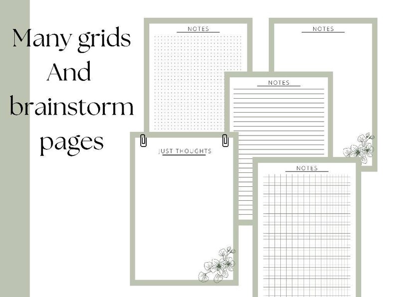 Crochet Project Planner, Printable Crochet Planner, 18 Unique Pages ...