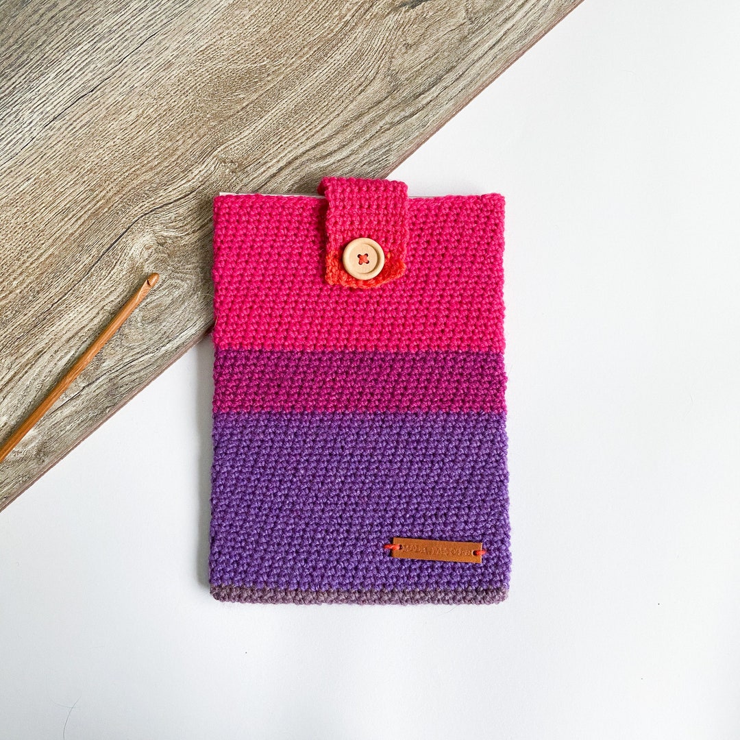 Crochet iPad Sleeve 10 Inch With Button Tablet Case iPad - Etsy