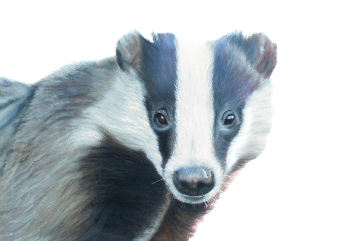 Badger Limited Edition Print - Etsy