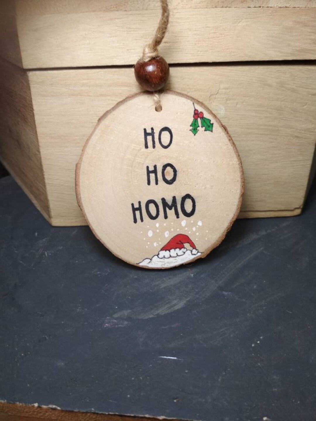 Gay AF Ho Ho Homo Funny Christmas Ornament Naughty - Etsy