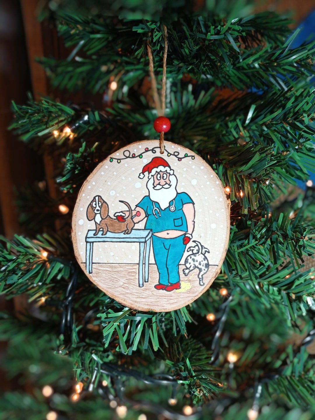 Vet Ornament - Funny Vet Christmas Decoration - Doctor Gift - Medical ...