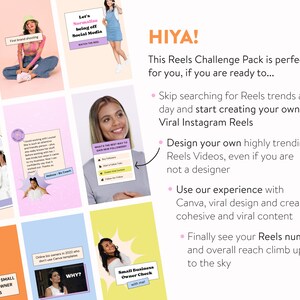 Viral Instagram Reels Video Templates - Canva Reels Slides & Cover ...