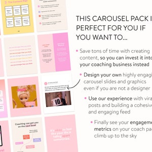 60+ Coach Carousel Post Templates for Instagram - Canva Carousel ...