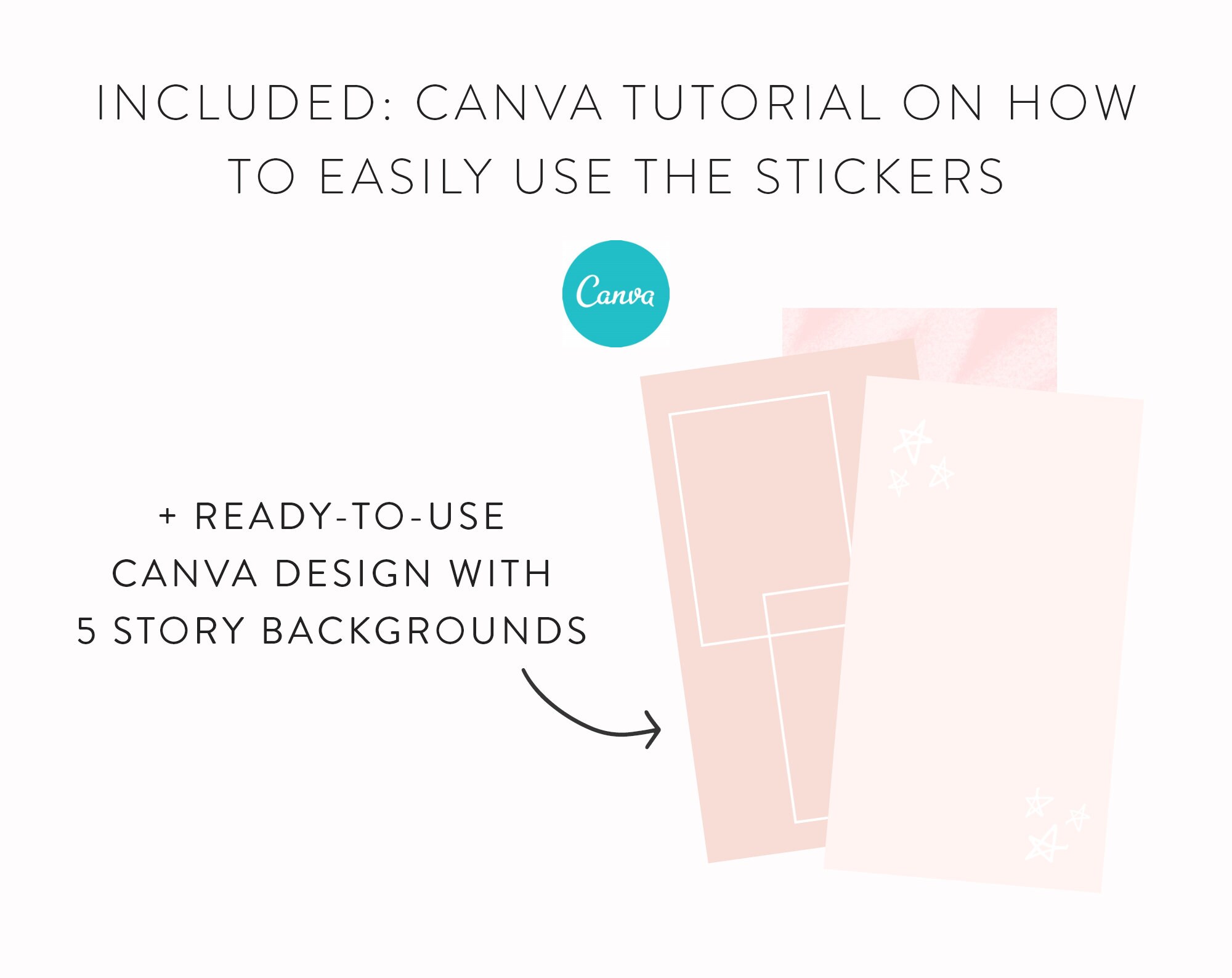 Girly Instagram Sticker Pack - 100+ Story Stickers for Instagram ...