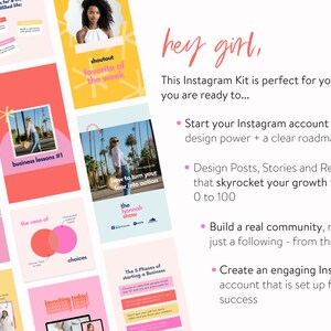 Kickstart Your Instagram Template Kit - Canva Templates for Instagram ...