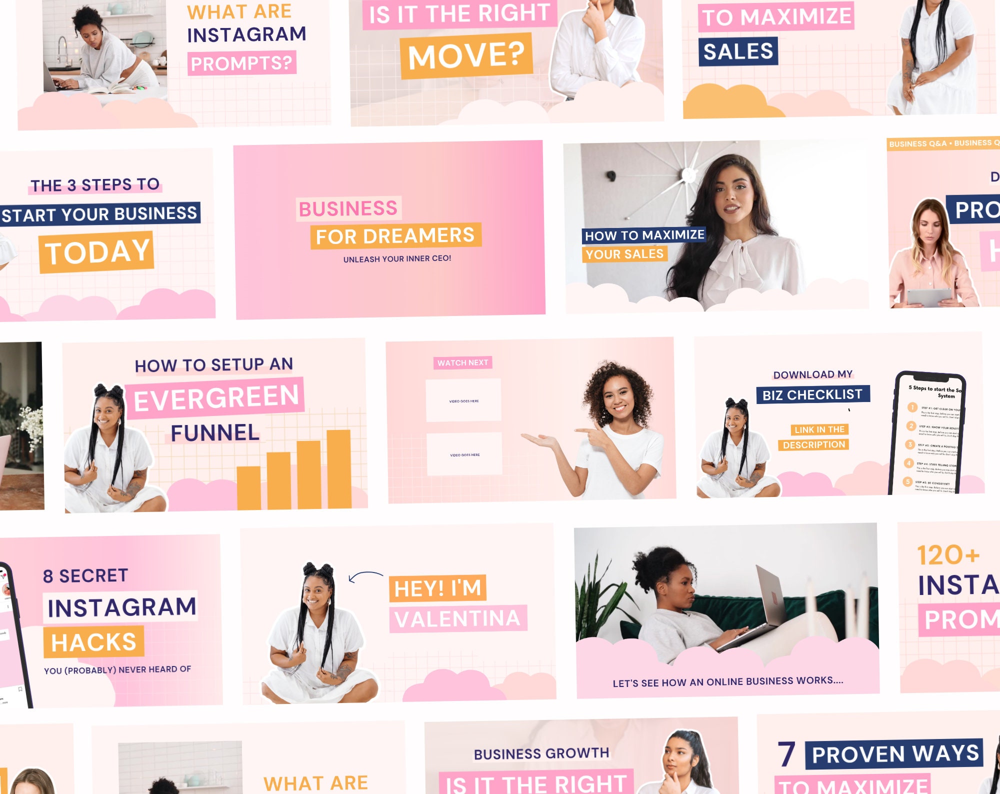 Youtube Creator Branding Templates Pack 50 Youtube Video - Etsy