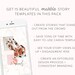 Minimal Marble Instagram Stories Pack - Canva Story Games Template ...