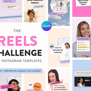 Viral Instagram Reels Video Templates - Canva Reels Slides & Cover ...