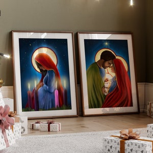Advent Christmas Art Two Print Bundle Advent Art Catholic - Etsy