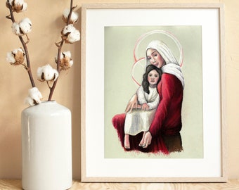 St Anne Print - Etsy