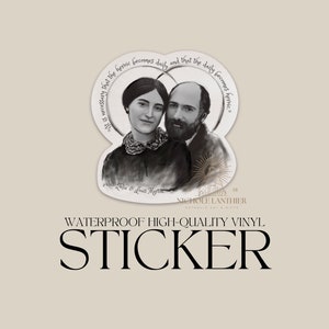 St Zelie and St Louis Martin Sticker, Therese of Lisieux, Catholic ...