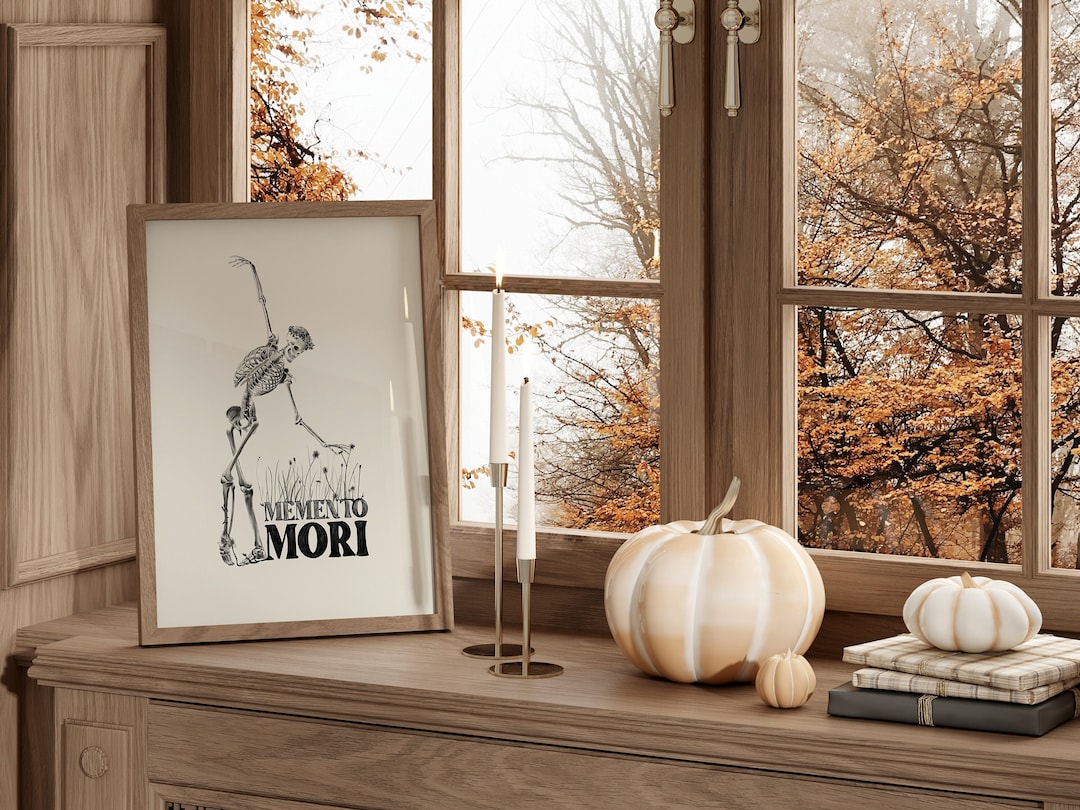 Memento Mori Art Print, Remember Your Death, Catholic Memento Mori ...