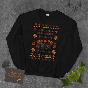 All Saints Sweater, Catholic Halloween, Catholic Sweatshirt, Catholic ...