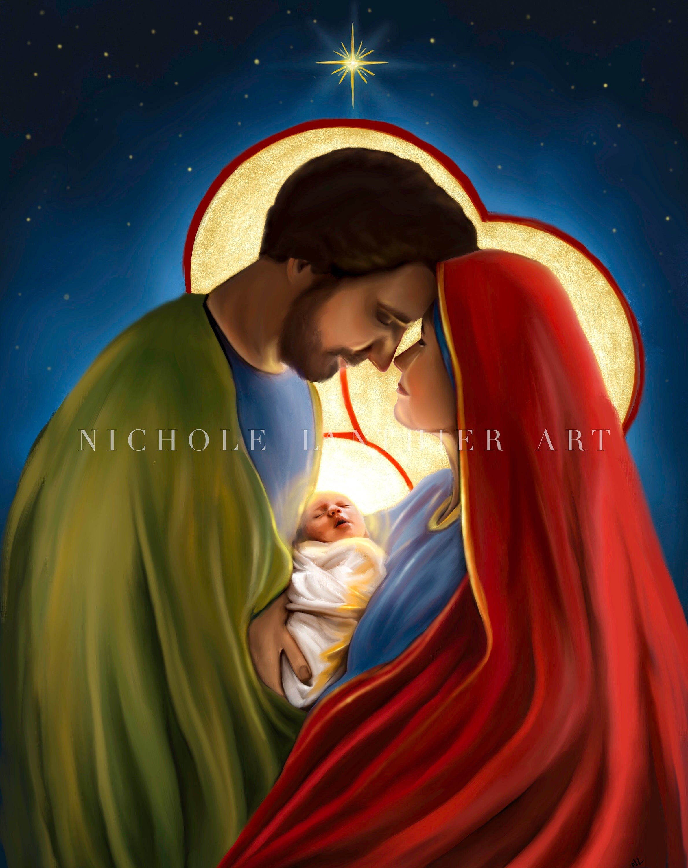 Advent + Christmas Art Two Print Bundle, Advent Art, Catholic Art ...