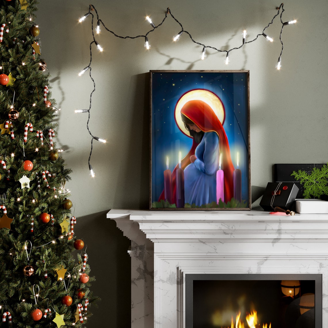 Advent Christmas Art Two Print Bundle Advent Art Catholic - Etsy
