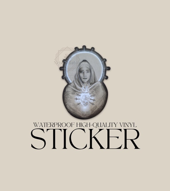 Our Lady of Sorrows Vinyl Sticker Catholic Sticker Mary - Etsy