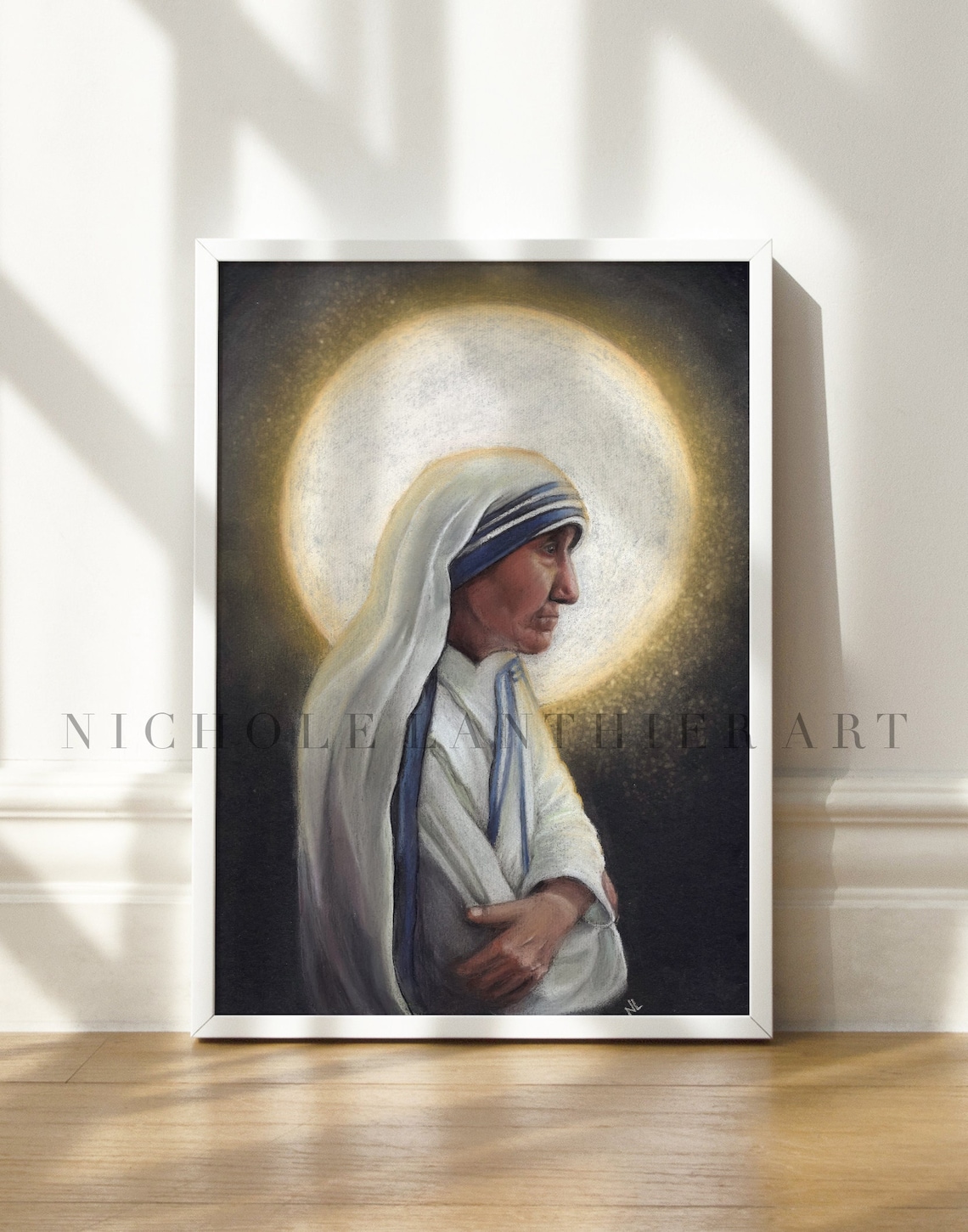 Mother Teresa Art Print, Saint Teresa of Calcutta, Catholic Art, Saint ...
